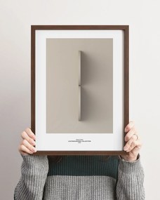 Idealform Poster no. 8 Arched shapes Barva: Silver grey, Velikost: 300x400 mm