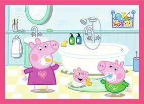 TREFL Puzzle Prasátko Peppa: Dobrodružství 4v1 / 35+48+54+70 dílků / 2