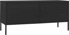 TV skříňka černá 105 x 35 x 50 cm ocel 336232