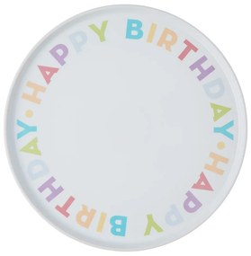 HAPPY BIRTHDAY Talíř na dort 32 cm - mix