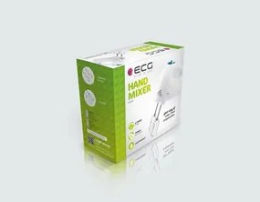 ECG RS 836 bílá / ruční mixér / 250W / 6 rychlostí / turbo / šlehání /