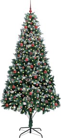 Umělý vánoční stromeček Zelená 240 cm PVC, ocel a plast 3396282