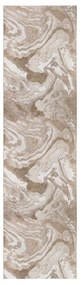 Béžový běhoun Flair Rugs Marbled, 60 x 230 cm