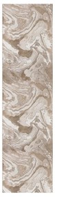 Béžový běhoun Flair Rugs Marbled, 80 x 300 cm