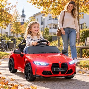 Dětské elektrické auto AIYAPLAY 12V s dálkovým ovládáním 2.4G, odpružením, jemným startem, elektrická hračka s MP3, USB, LED světly, klaksonem, rychl…
