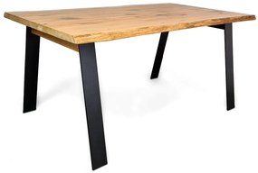 Jídelní stůl VEGAS - masiv DUB 90 x 160 cm (na výběr více variant)
