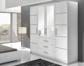 Casarredo Šatní skříň BASILIO D4 bílá