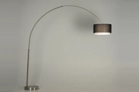 Stojací oblouková lampa Adamo Soffito Nero