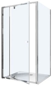 Ravak Pivot Sprchové dveře se segmentem 120 cm transp.AL 03GG0C00Z1 PDOP2-120