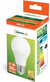 LED žárovka GLS 5W E-27 studená bílá