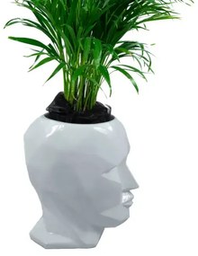 Moderní váza GRASSA WHITE I