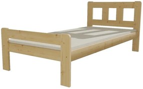 Jednolůžková postel VMK010C - Rozměr: 90 x 200 cm, Povrchová úprava: moření dub, Úložné prostory: bez úložných prostor