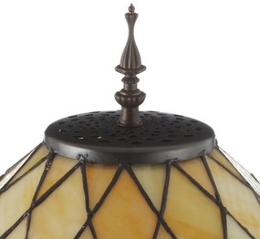 Dekorativní stojací lampa Diamond stínidlo Tiffany
