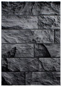 Kusový koberec Parma 9250 black - 160 x 230 cm