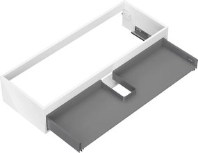 Mexen Box-A, závěsná skříňka 120 cm, 1 zásuvka, bílá lesklá, 91AX0-1200-235-1-00