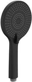 Sapho Sapho, Ruční masážní sprcha, 3 režimy, Ø 120 mm, ABS/černá mat, SK879B