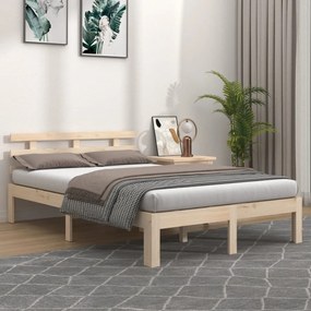 Rám postele masivní dřevo 160 x 200 cm - Default Title