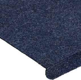 Samolepicí podložky na schody 30 ks Modrá 65x24,5x3,5 cm 3365919