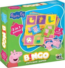JIRI MODELS Hra Bingo Prasátko Peppa / Společenská hra