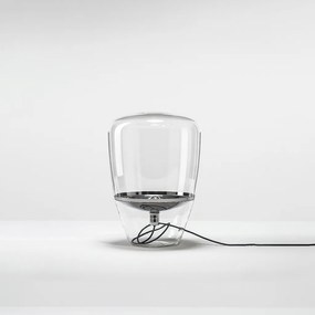 Skleněná stolní a podlahová lampa Balloons Dekor: Transparentní sklo / Chromový reflektor, Rozměr: ø 285 x 400 mm