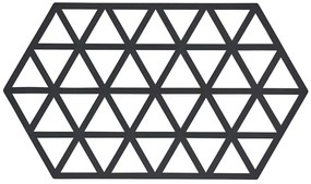 Zone Denmark Silikonová podložka pod horké Triangles Black 24 cm