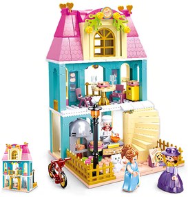 Sluban Girls Dream Village M38-B0875 Dvoupatrový dům s podkrovím