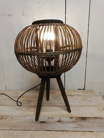 Bambusová lampička