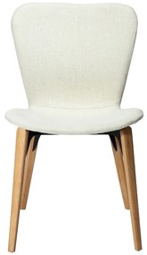 ​​​​​Dan-Form Bílá bouclé jídelní židle DAN-FORM Paragon