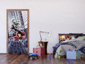 Dětská vliesová fototapeta na zed' Marvel Avengers, Disney | 90 x 202 cm | DFTDNV 5491