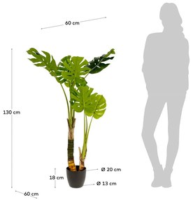 Umělá monstera (výška 130 cm) – Kave Home