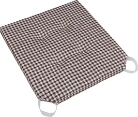Bellatex Sedák hladký Ulla 40x40 cm Kostička Hnědá