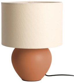 OnaDnes -20% Time for home Hnědá keramická stolní lampa Taper