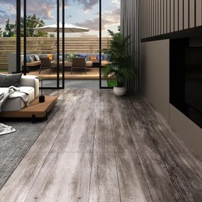 Samolepicí podlahová krytina PVC 5,21 m² 2 mm matné hnědé dřevo,  330196