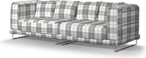 Potah na pohovku IKEA Tylösand 3-místná nerozkládací barva šedá látka pletený vzor, vzorované