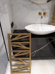 Hopa TRICK Gold koupelnový radiátor 530 x 1187 mm zlatý RADTRK501284SP