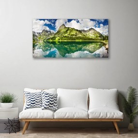 Obraz na plátně Hory Jezero Krajina 120x60 cm
