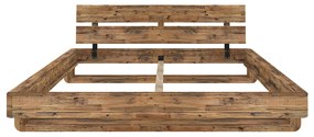 Massive home | Masivní postel Jannis 180x200 recyklovaná borovice - výběr velikosti MH1246W 180x200 cm