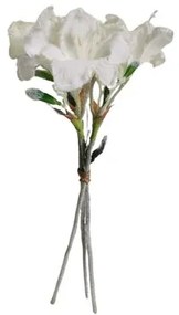 Umělá zasněžená Lilie bílá, 47 cm