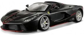 Bburago 1:24 LaFerrari Aperta černá metalíza