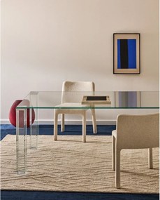 Skleněný jídelní stůl 100x200 cm Adularia – Kave Home