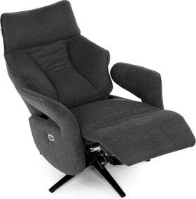 Polohovací křeslo šedé, elektrické TV-B3973 GREY2