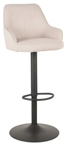 LABEL51 barová židle FENDER krémové bouclé CM-55.020