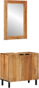 Sada koupelnových skříněk 2 ks Přírodní 62 x 33 x 58 cm 3310012