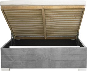 Postel KATI 120x200 cm Cappuccino Bez matrace
