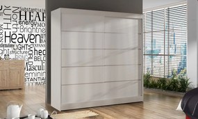 FN Skříň Baja IV 200 cm bílá