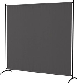 Outsunny zástěna pro soukromí 180 x 50 x 180 cm (tmavě šedá) — ochrana UPF 30+, voděodpudivá, stabilní podstavec