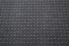 Condor Carpets, Metrážový koberec Udinese antracit - neúčtujeme odřezky z role, na míru, šíře 2m,4m, černá, filc, chodba / předsíň