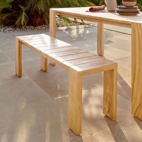 OnaDnes -20% Teakový zahradní stůl Kave Home Victoire 160 x 90 cm