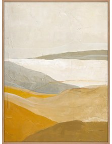 Ručně malovaný obraz 90x120 cm Yellow Field – Malerifabrikken