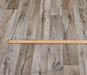 UNILIN PVC podlaha - lino MAXIMA PLUS Hunter Oak S39 – tmavší dřevo ŠÍŘKA: 4 m